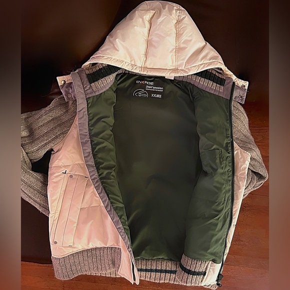 Energie | Jackets & Coats | Energie Puffer Ski Hooded Jacket Unisex ...